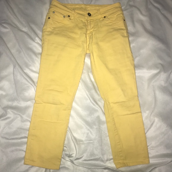 dELiA*s | Jeans | Capri Yellow Jeans | Poshmark